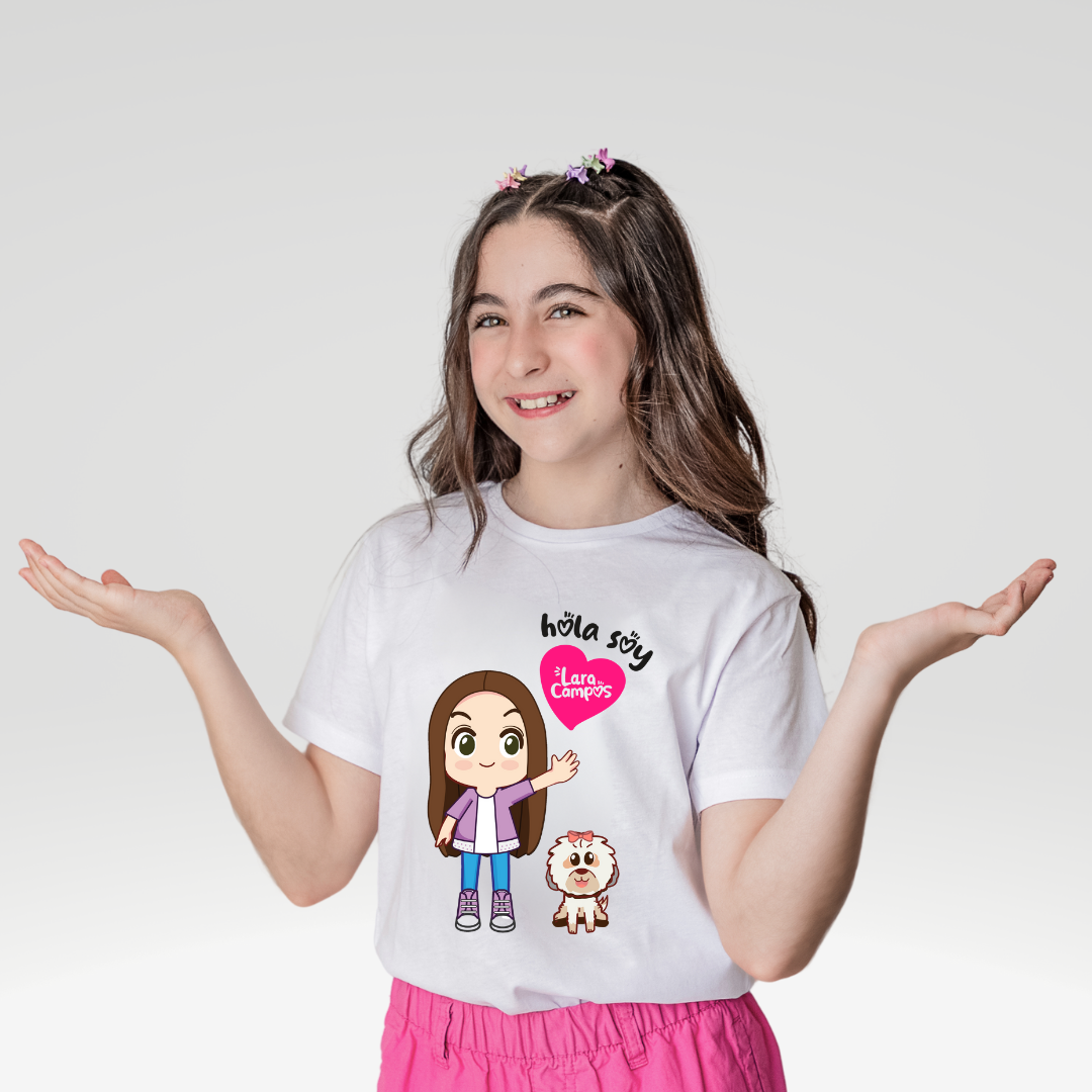 Playera Lara y Galleta – Tienda Peru – Lara Campos